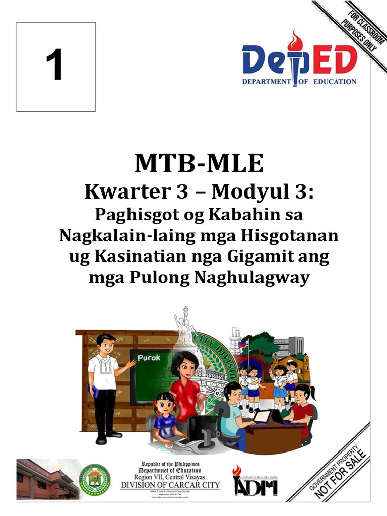 MTB-MLE 1 Q3 Module 3 Week 3 - v.01 CC-released-30Mar2021 | PDF