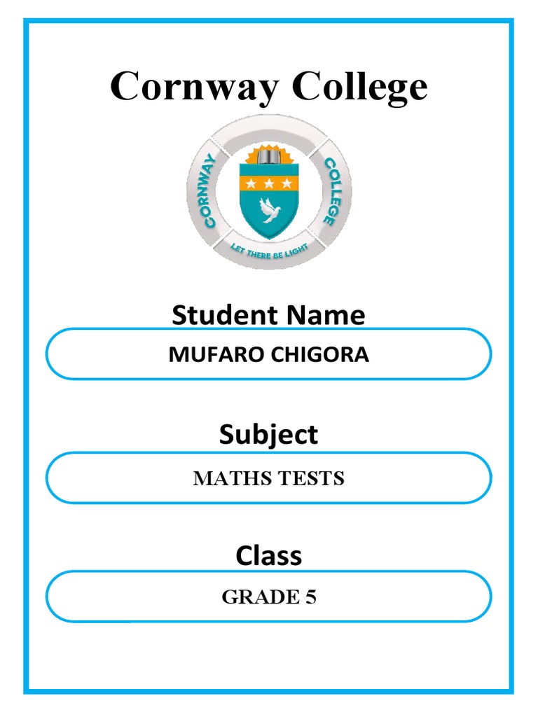 Grade 5 Tests and Homework Overview | PDF