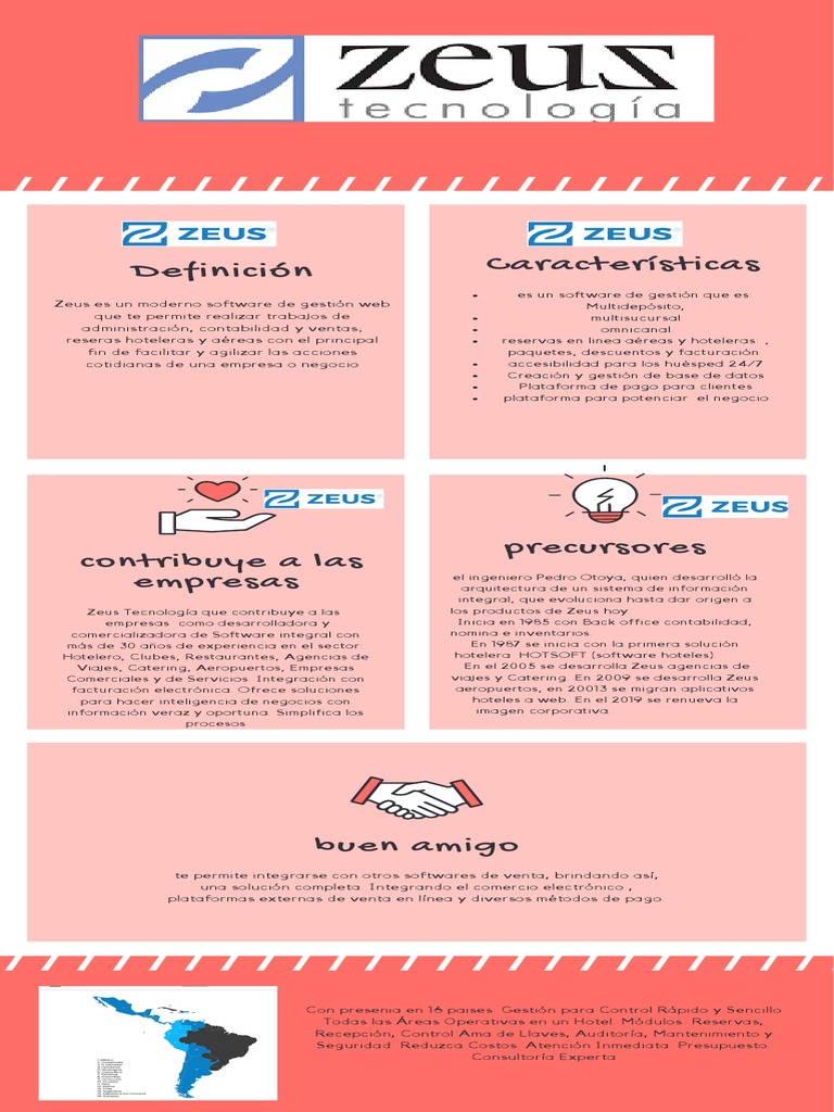 Infografía Zeus | Descargar gratis PDF | Software | Hotel