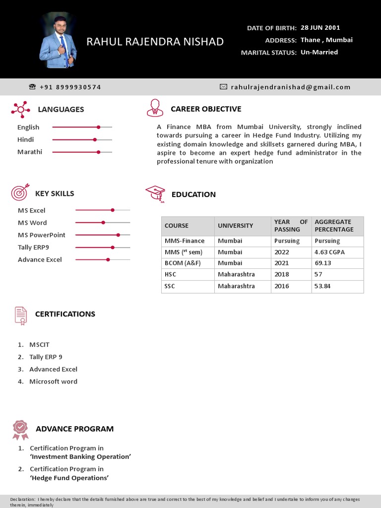 Rahul Nishad Resume J | PDF