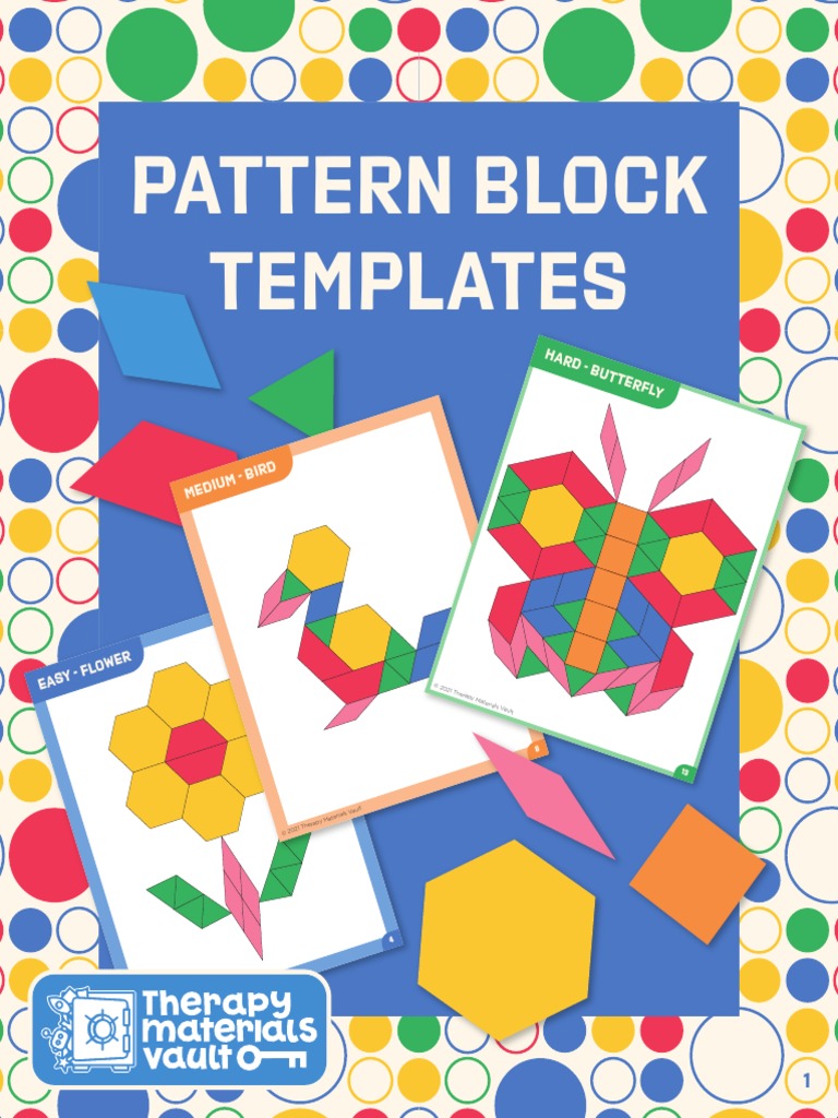 Pattern Block Templates WBMPBV | PDF | Psychological Concepts ...