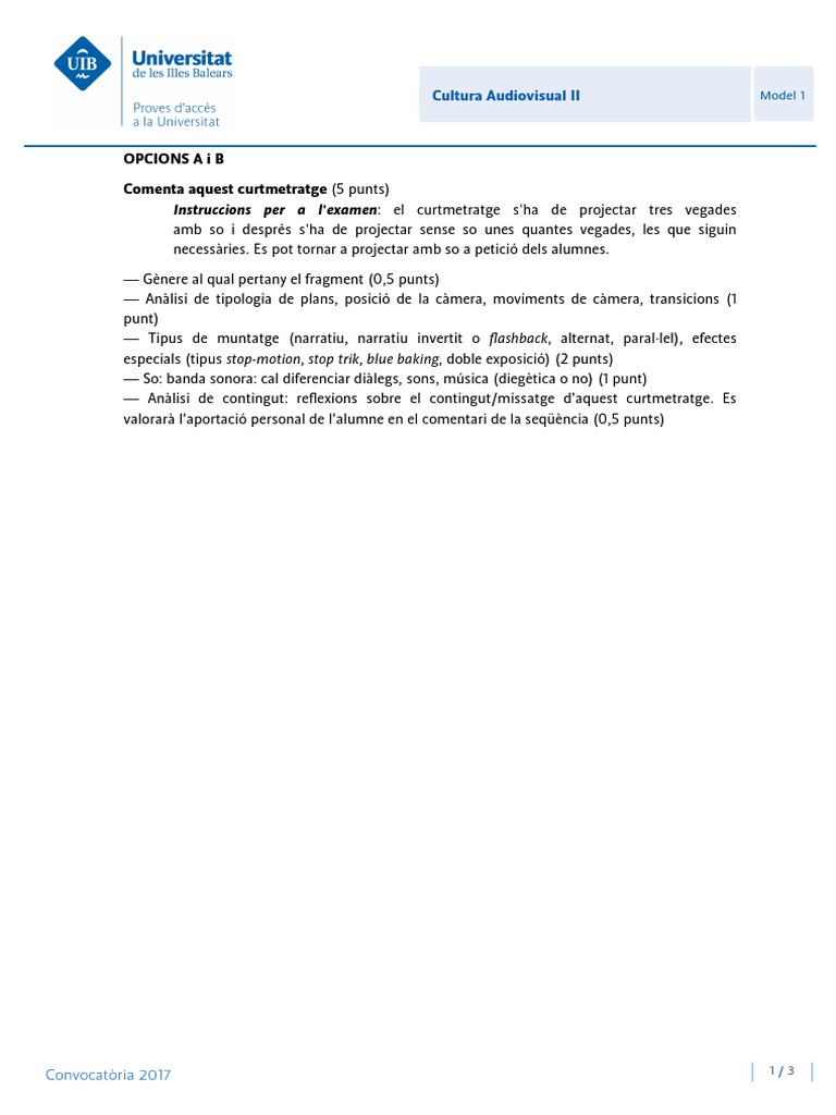 Enunciat CAUB SET 2017 | PDF