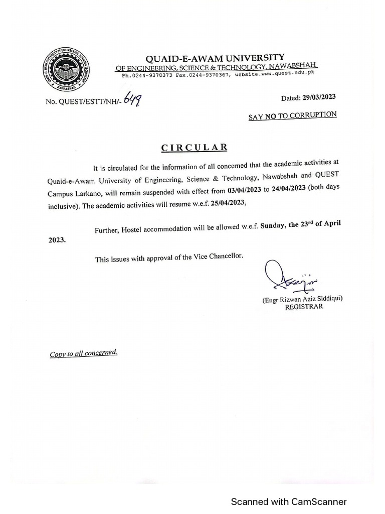 Circular - 649 | PDF Circular - 649 | PDF