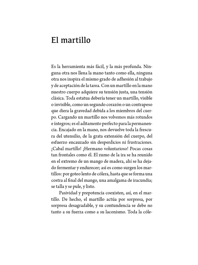 El Martillo | PDF | Martillo | Equipo