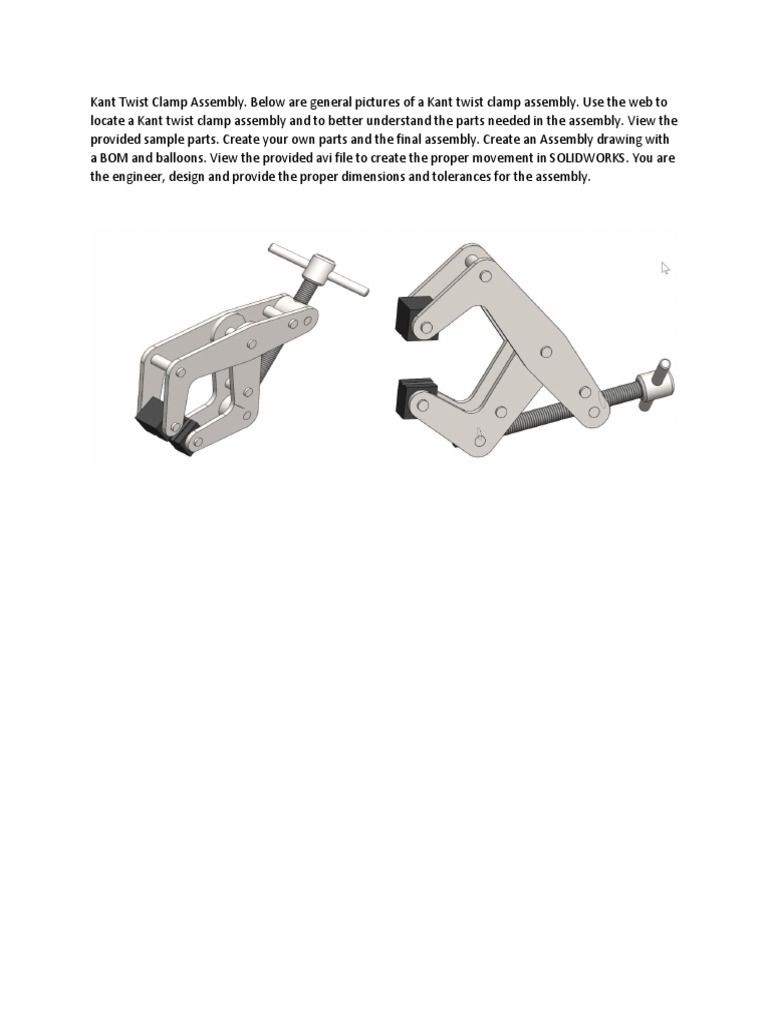 Kant Twist Clamp Assembly | PDF