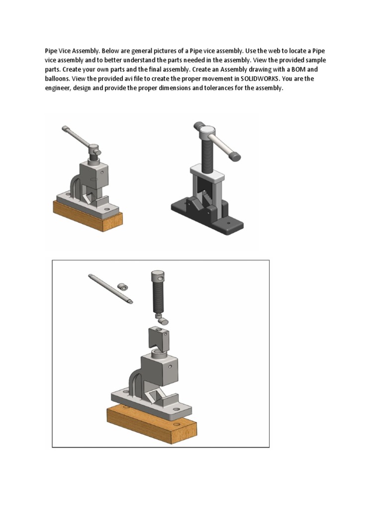 Pipe Vice Assembly | PDF | Art | Computers