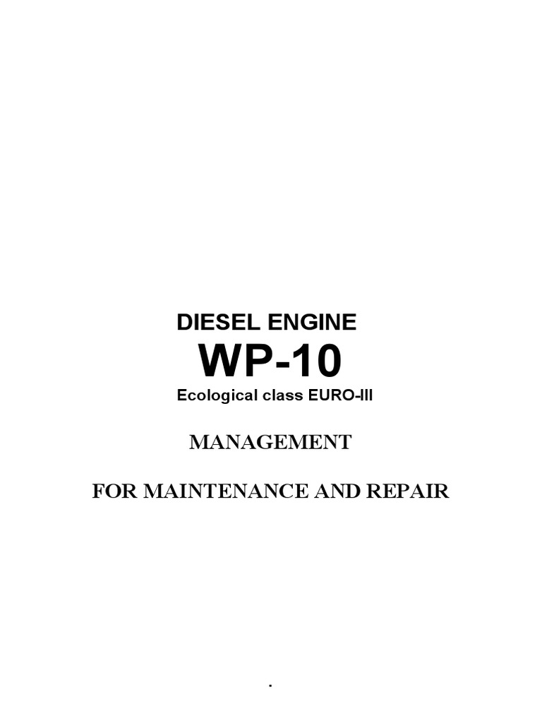 WP10 E30 Maintenance and Repair Manual | PDF | Internal Combustion ...