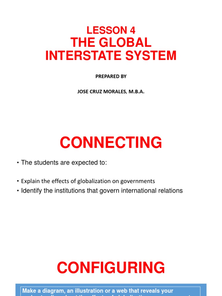 TCWD 4 Global Interstate System | PDF | Ottoman Empire | Sovereignty