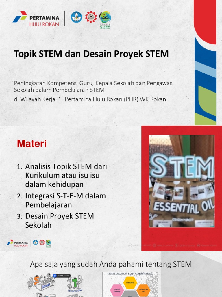 Desain Proyek STEM untuk Sekolah | PDF