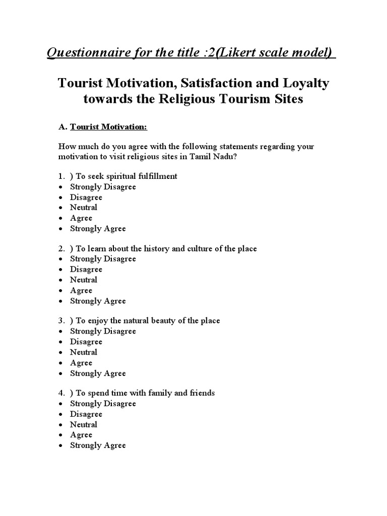 Questionnaire Likert | PDF | Motivation | Motivational
