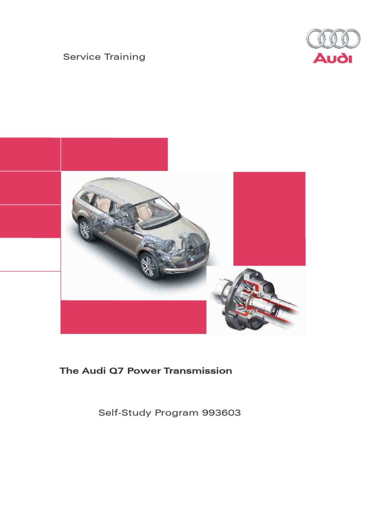 (AUDI) Manual de Taller Audi Q7 | PDF | Axle | Automatic Transmission