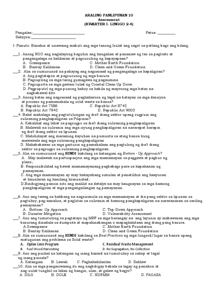 Ap10 Assessment Week-2-4 | PDF