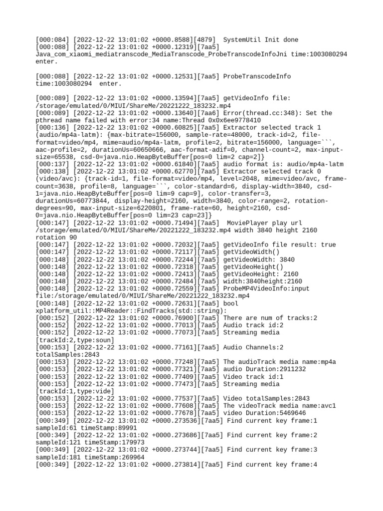 Trace | PDF | Codec | Digital Technology
