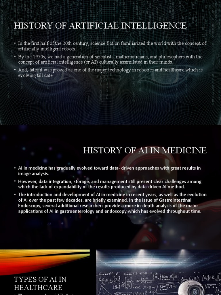 History of Artificial Intelligence | PDF | Artificial Intelligence ...
