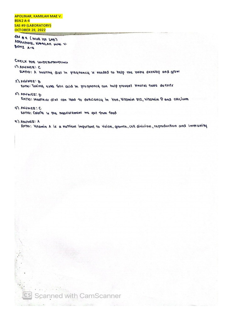 Lab #9 Nur 102 | PDF