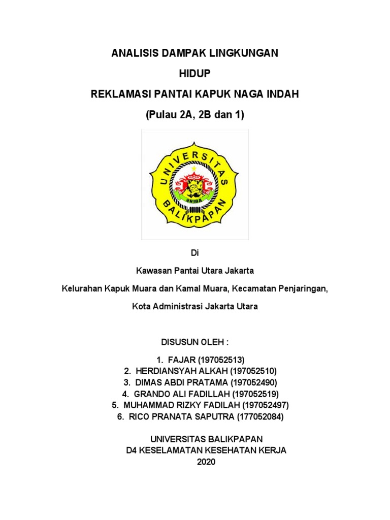 Analisis Dampak Lingkungan SML | PDF