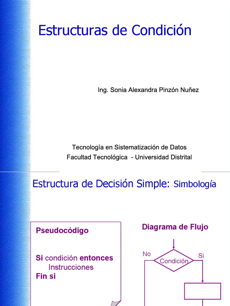 Condicionales Si Simple | PDF | Algoritmos y Estructuras de Datos ...