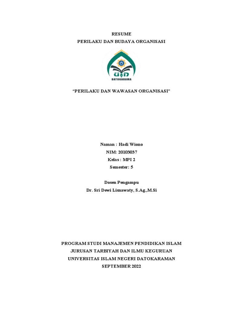 RESUME Hadi | PDF