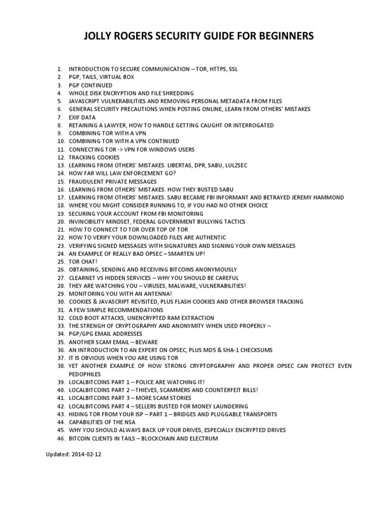 Jolly Rogers Security Guide For Beginners | PDF | Public Key ...