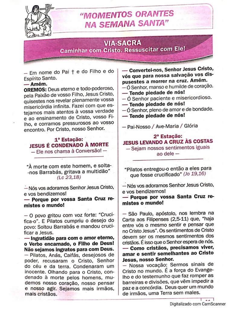 Roteiro Orante para Via Sacra | PDF