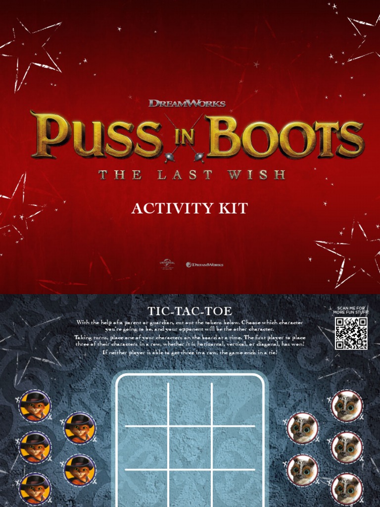 Puss in Boots Activity Kit | PDF