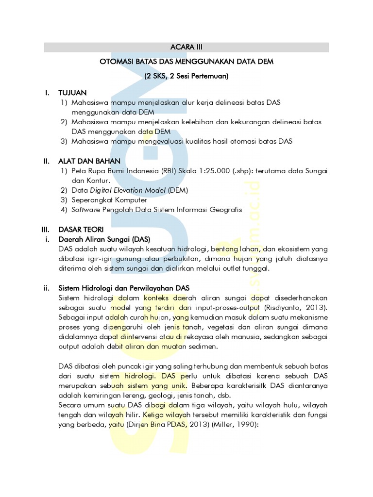 Apsig-Sda - 1.1 - Acara Iii | PDF