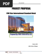 PROJECT PROPOSAL On Hotel Final Doct Edited | PDF | Internal Rate Of ...