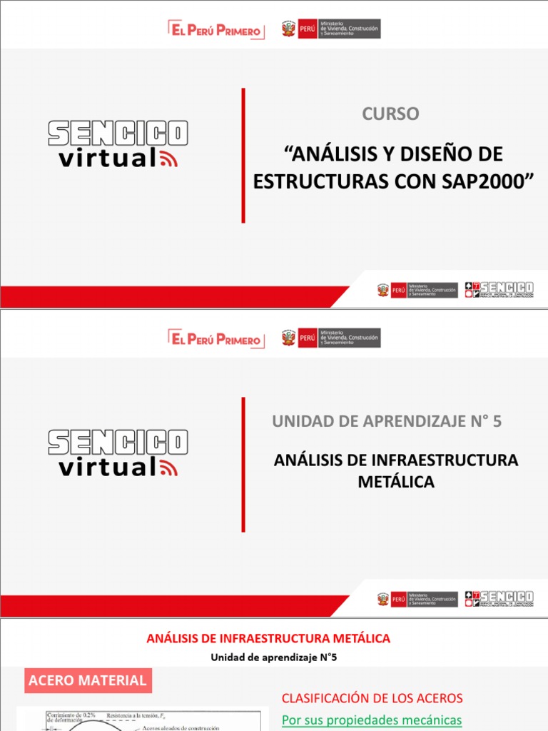 Análisis y Diseño de Estructuras Con Sap2000 Ua5 | Descargar gratis PDF | Acero | Viga (Estructura)