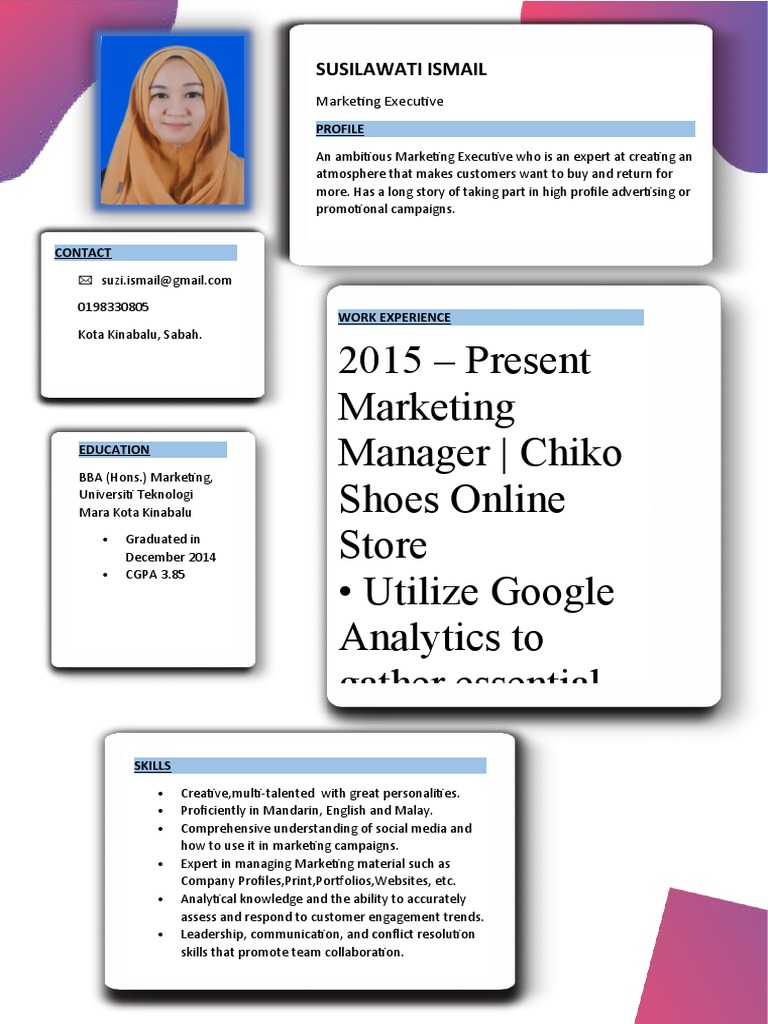 Resume and Cover Letter Assignment 1 ASM452 2022431654 | PDF | Marketing | Business
