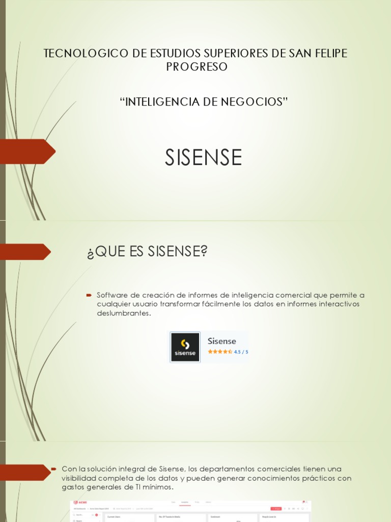 SISENSE | PDF | Software de la aplicacion | Interfaz de línea de comando