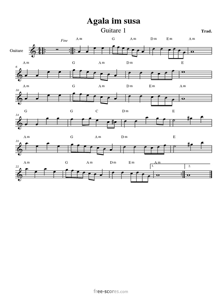 (Free Scores - Com) - Agala Susa Quatuor Guitare 7657 106444 | PDF