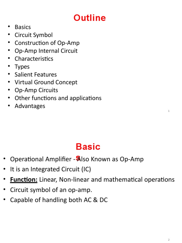 Operational Amplifiers | Download Free PDF | Operational Amplifier | Amplifier