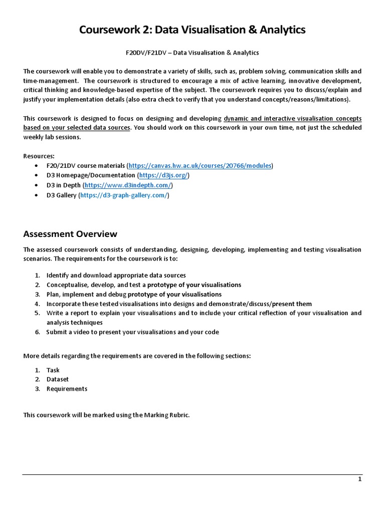 F20dv F21dv Data Visualisation And Analytics Coursework 2 V11 Pdf 3788