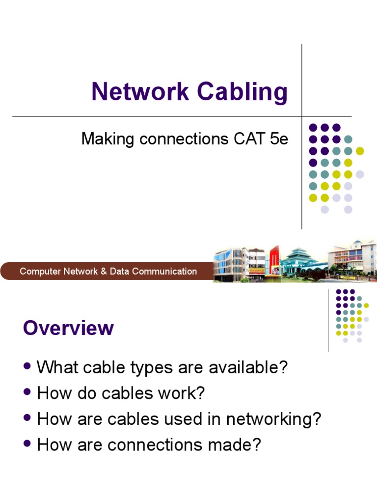 Network Cabling | PDF | Electrical Components | Computer Networking
