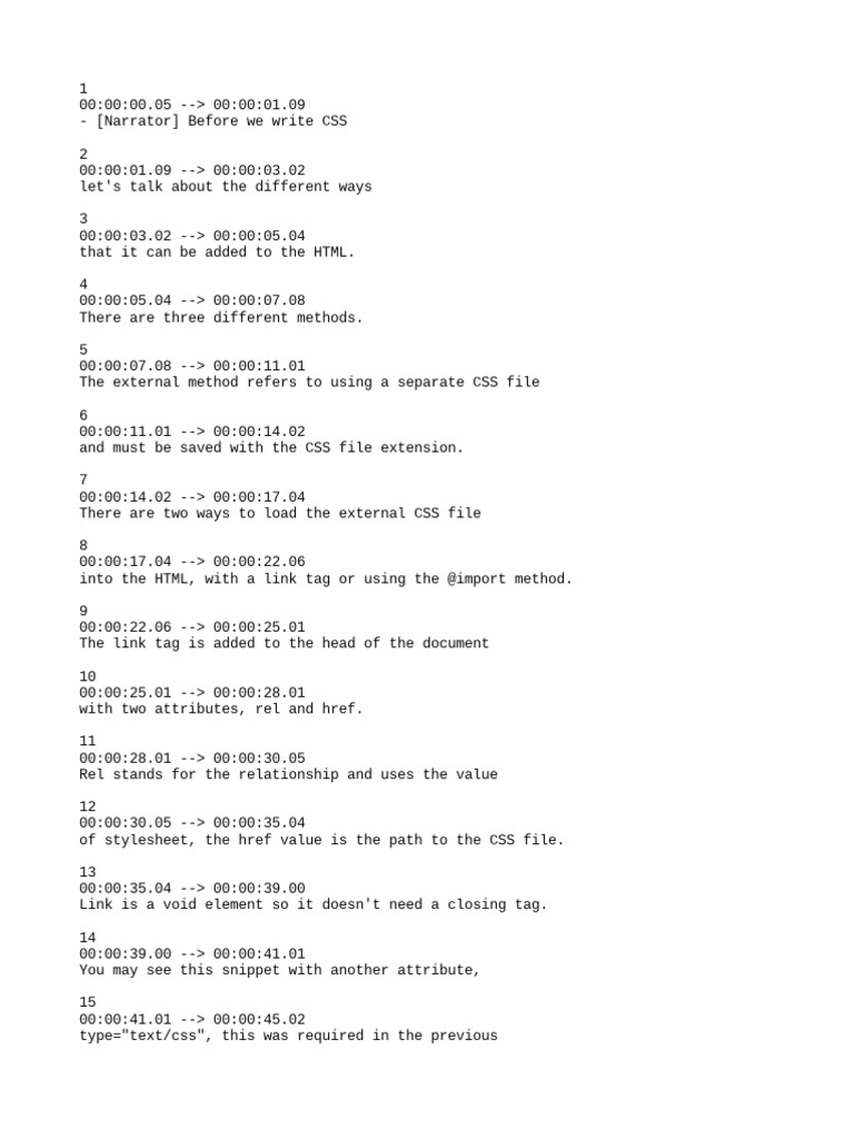 06 Referencing Css En Pdf Html Element Software Engineering