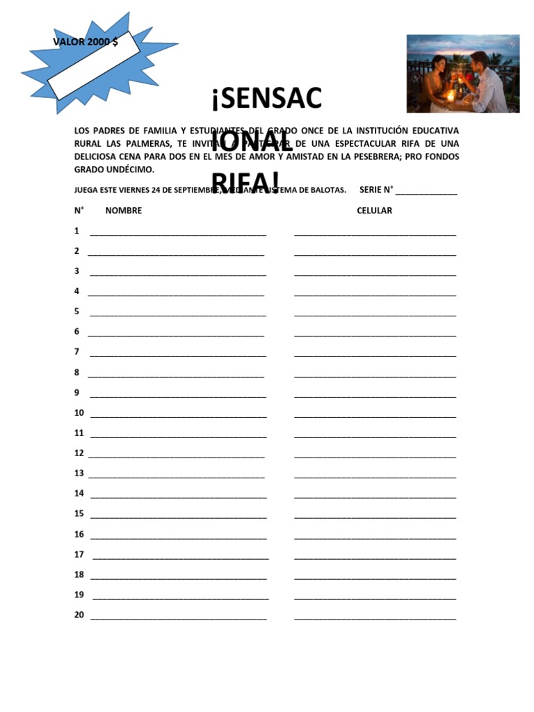 Rifa Pollo | PDF