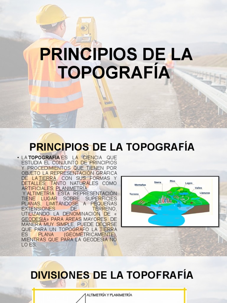 Principios de La Topografía | PDF | Topografía | Science