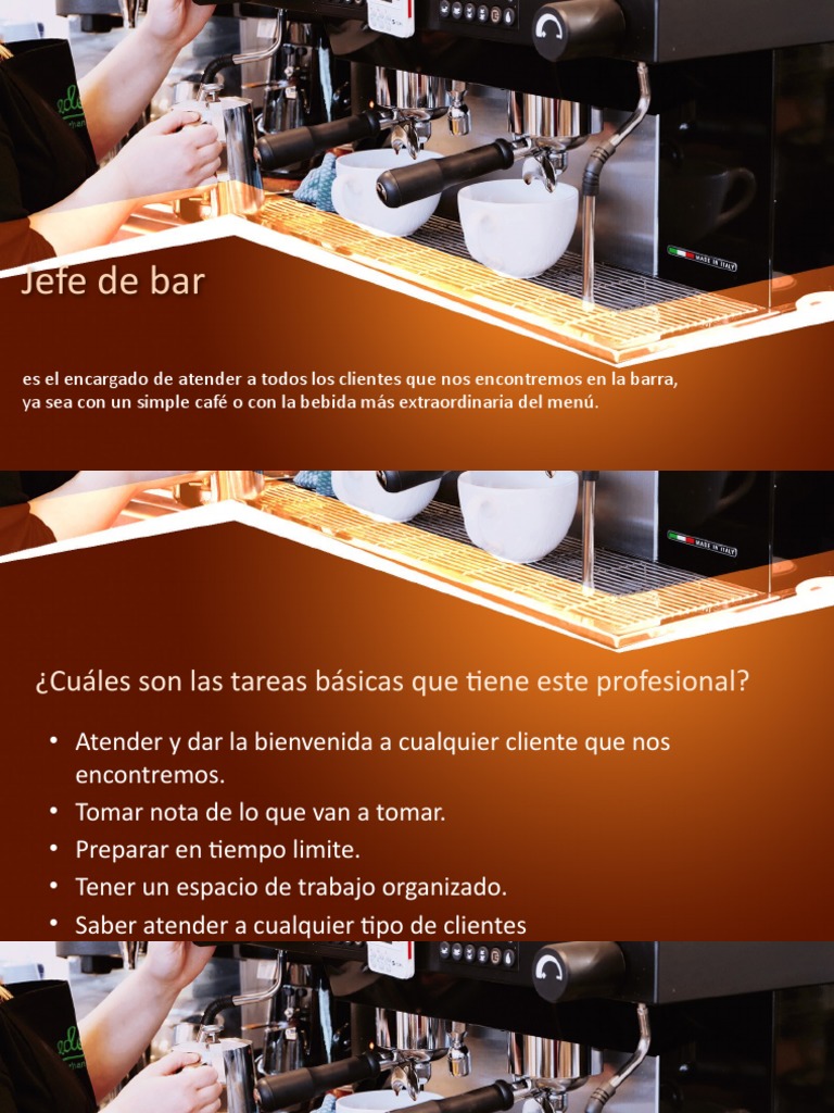 Jefe de Bar | PDF