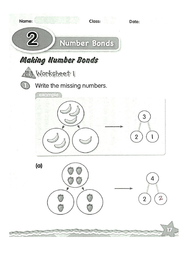 Unit 2 Number Bonds Answer Key | PDF