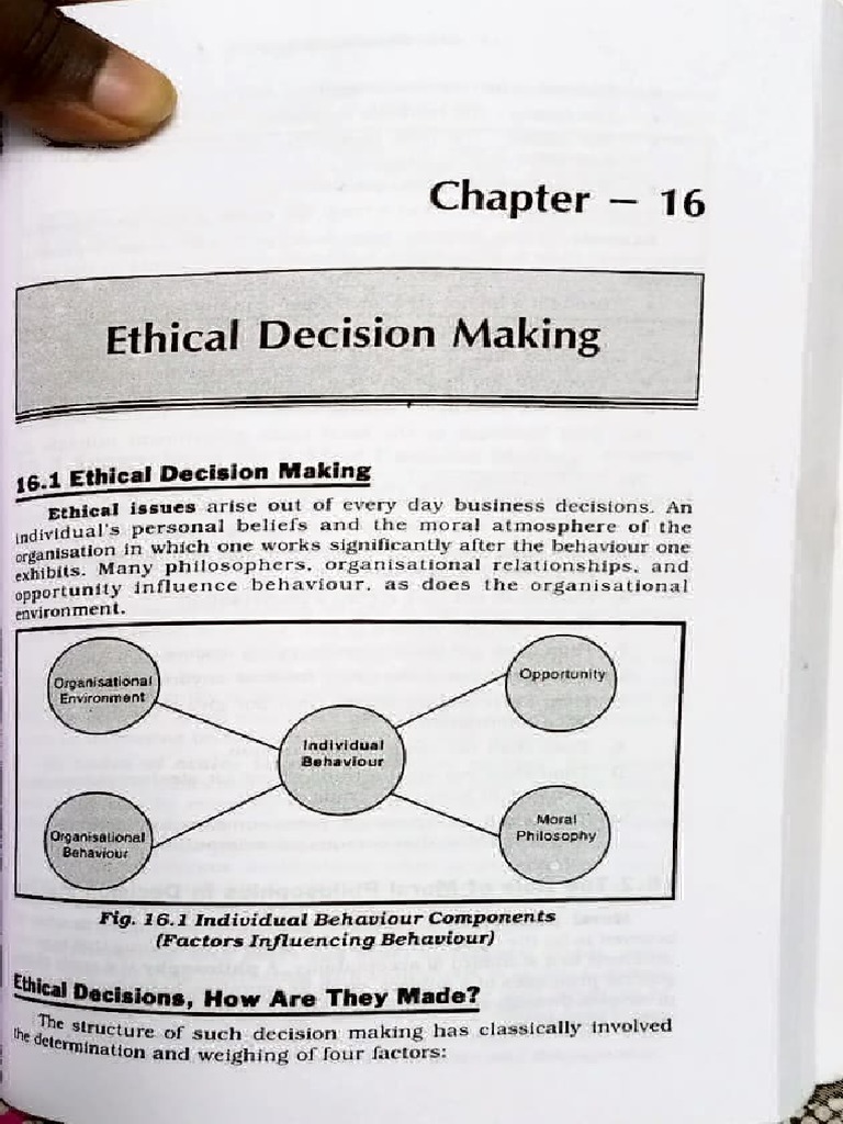 Ethical Decision Making | PDF | Behavior | Business Ethics