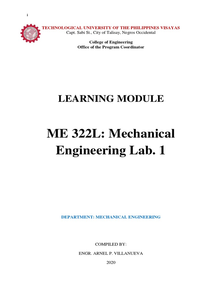 ME-322L-M.E. Lab. 1 - Week 1-3 | PDF | Thermometer | Calibration
