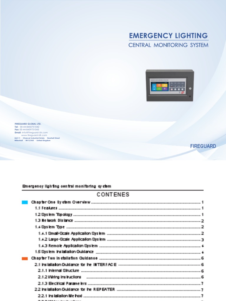 Fireguard Monitoring System Operation Manual | PDF | Input/Output ...