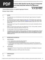 Aashto T 180 | PDF | Density | Soil
