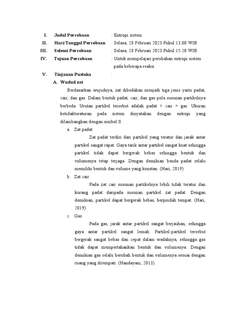 Lapres Entropi | PDF