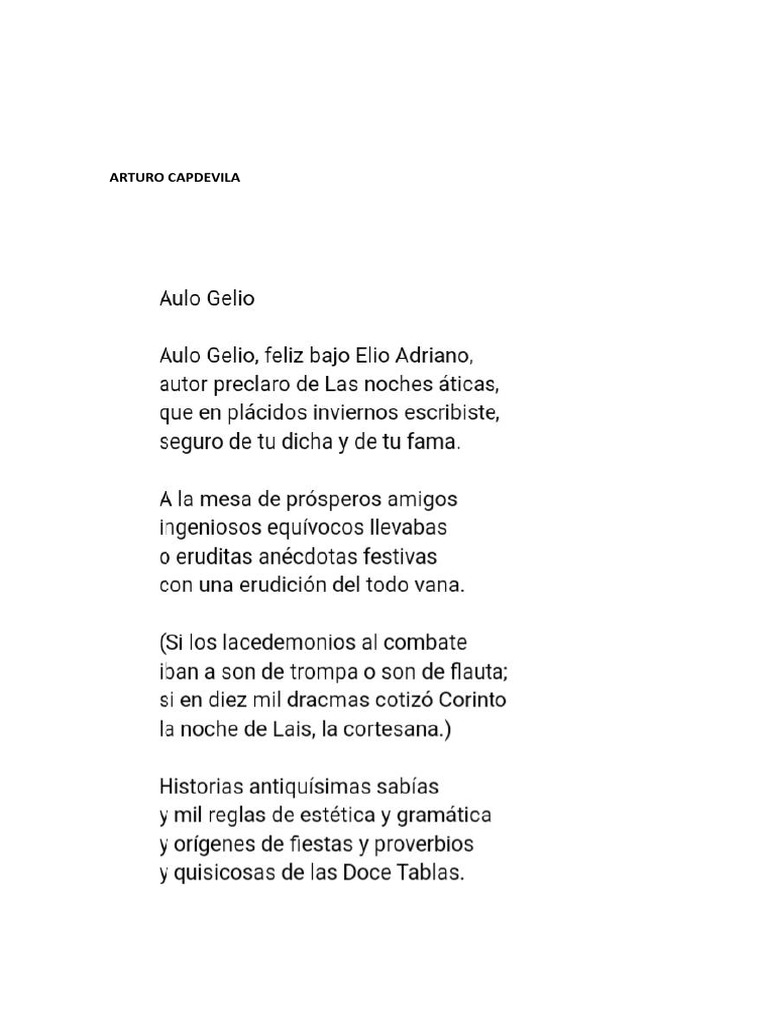 Aulo Gelio | PDF