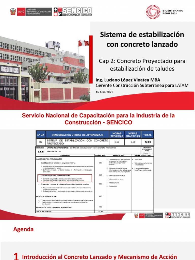 Sistema de Estabilizacion Con Concreto Proyectado - Cap 2 Concreto ... Sistema de Estabilizacion Con Concreto Proyectado - Cap 2 Concreto ...
