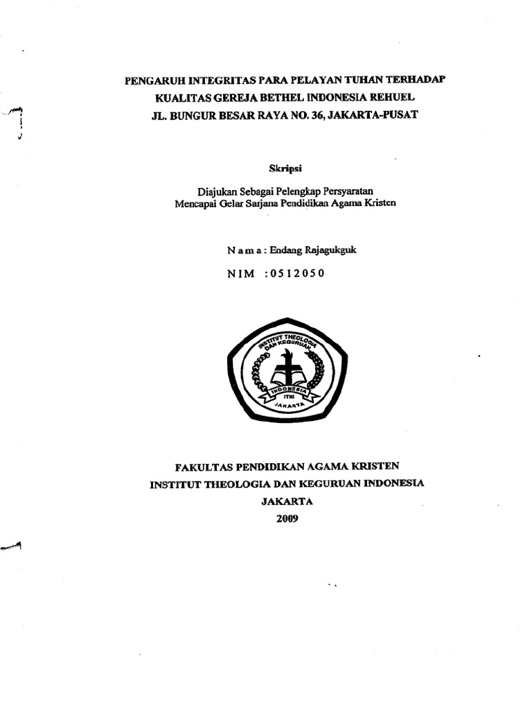 Contoh Skripsi | PDF