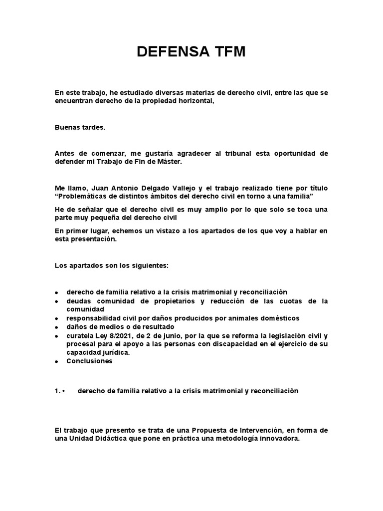 Defensa TFM | PDF | Evaluación | Enseñando