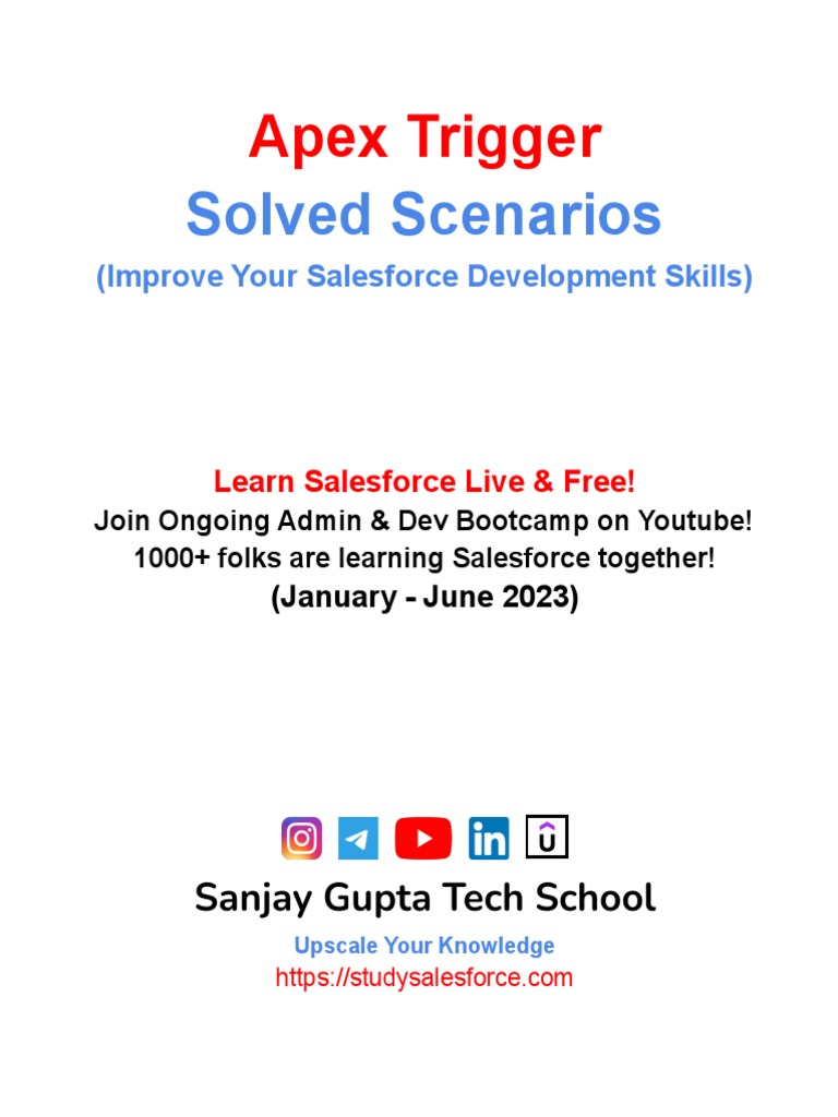 Apex Trigger Solved Scenarios | Download Free PDF | Information Technology Management | Computer ...