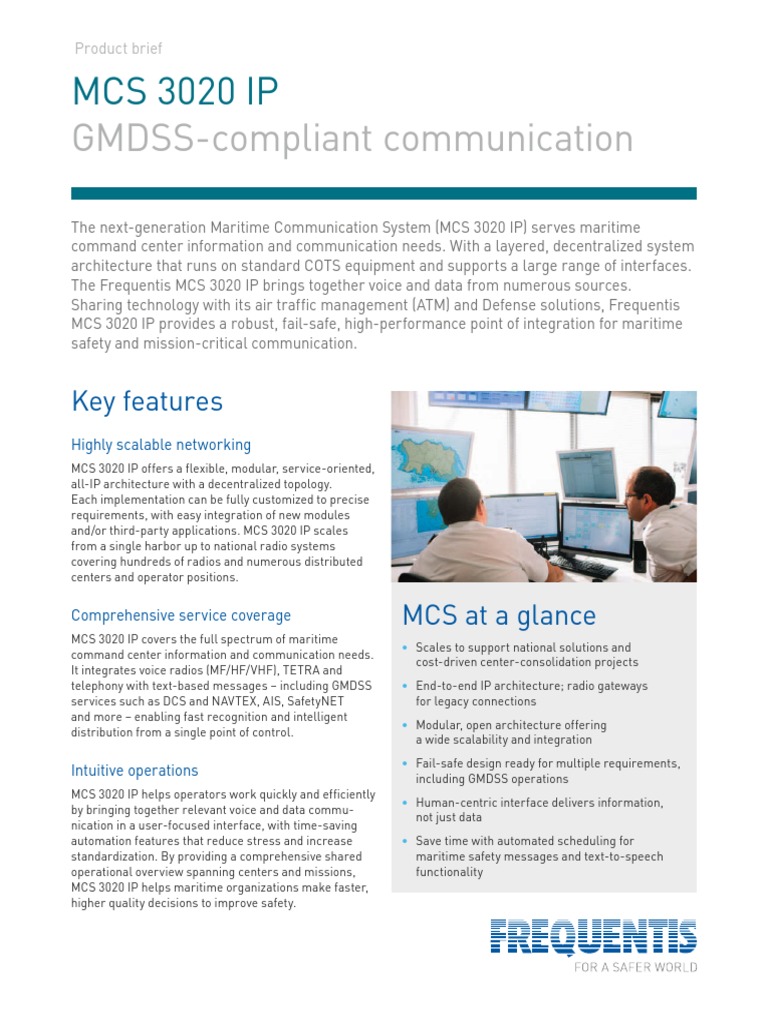 Frequentis MAR Product-Brief MCS3020IP | PDF | Internet Protocols ...